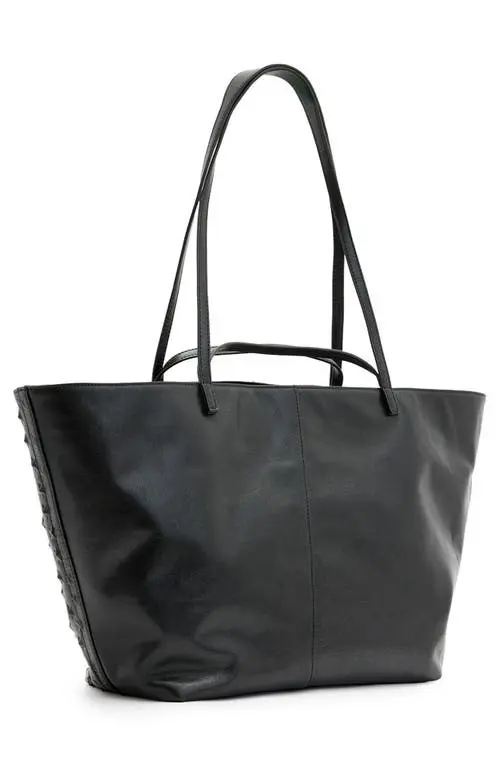 ALLSAINTS Hannah Star Embossed Leather East/west Tote