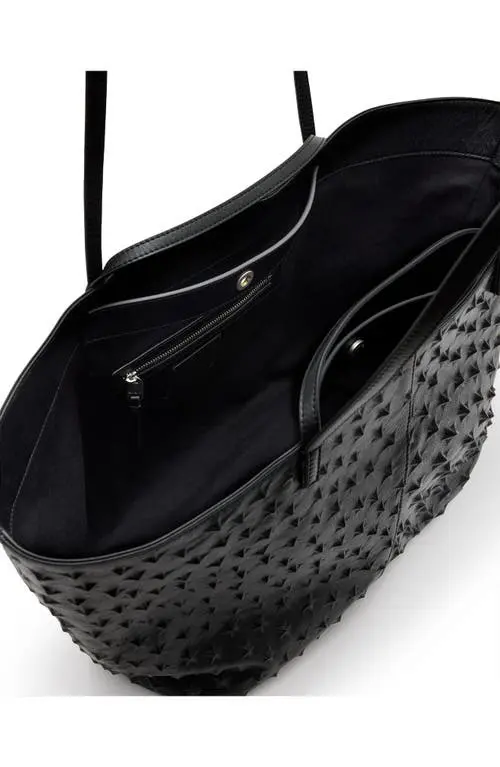 ALLSAINTS Hannah Star Embossed Leather East/west Tote