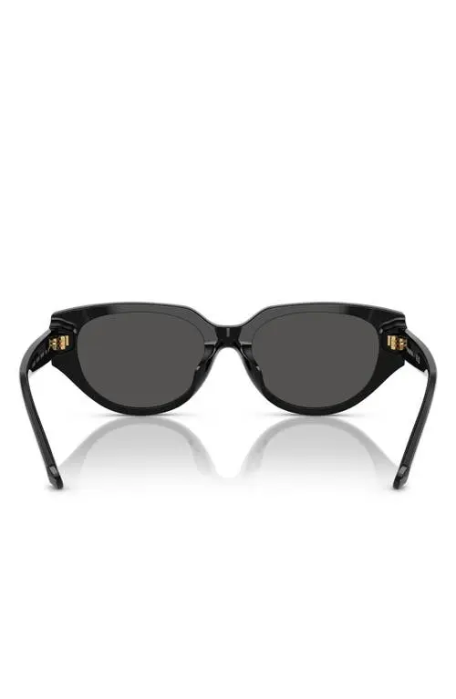 SWAROVSKI 54mm Butterfly Sunglasses - Black