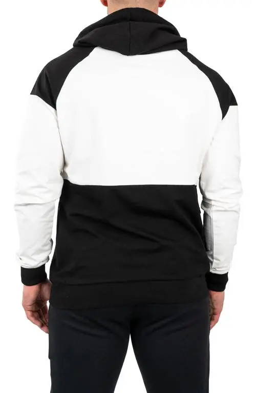 MACEOO Colorblock Logo Hoodie