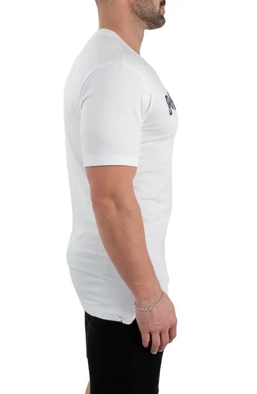 MACEOO Titan Logo Cotton Graphic T-shirt