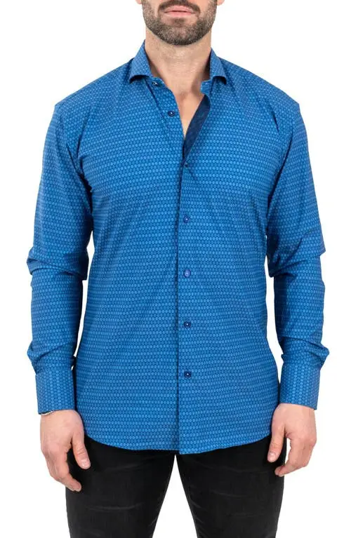 MACEOO Einstein Stretch Spectecal Button-up Shirt