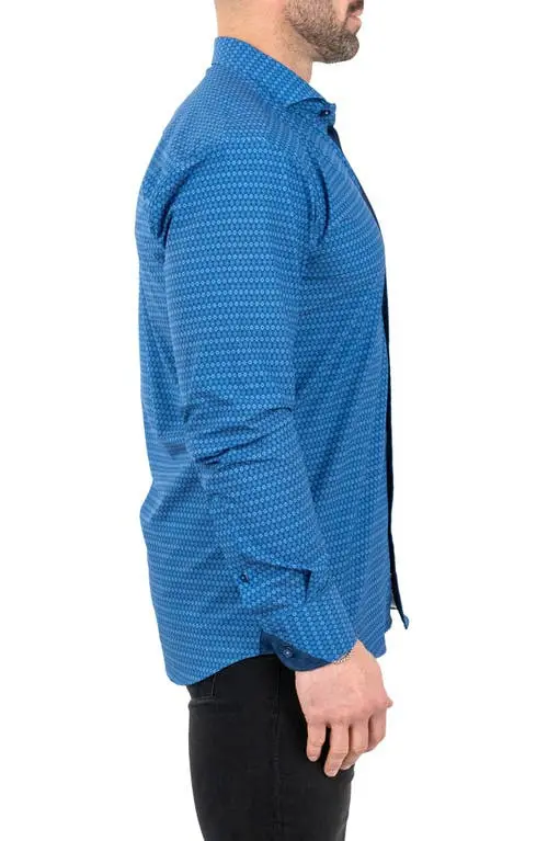 MACEOO Einstein Stretch Spectecal Button-up Shirt