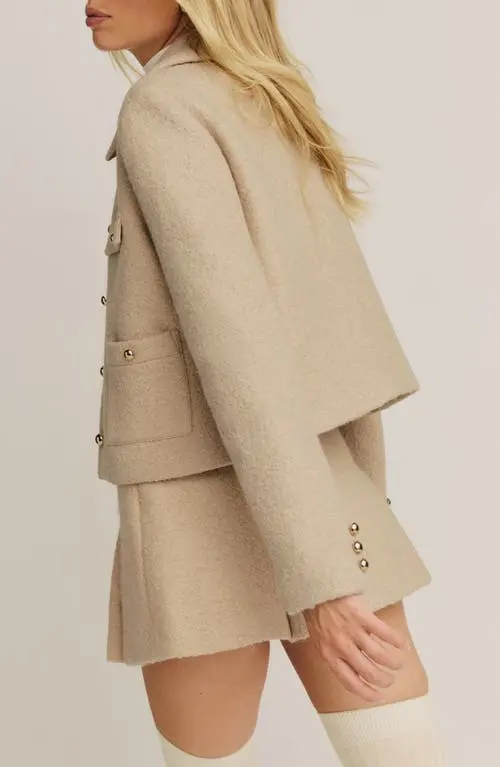 REFORMATION Marin Wool-blend Jacket