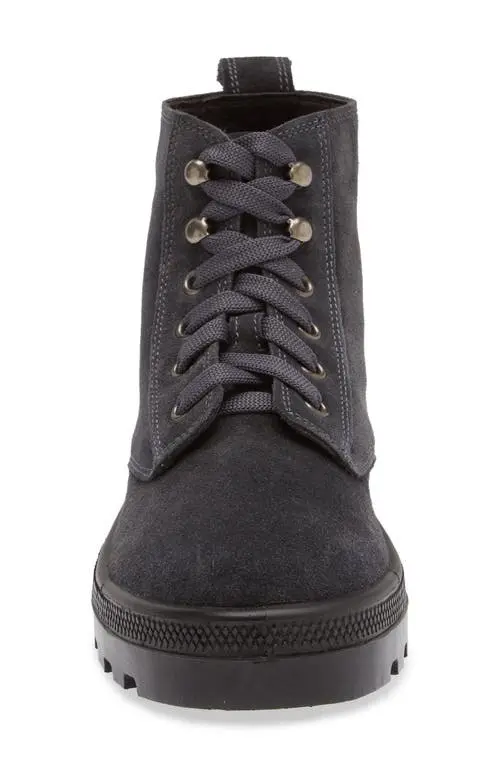 Naot Canoe Lug Boot - Charcoal Suede