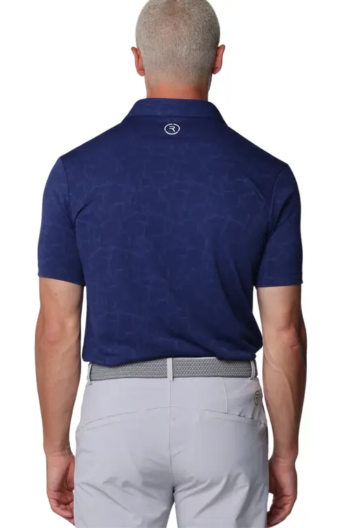 REFLO Yamuna 100% Recycled Material Polo - Deep Navy