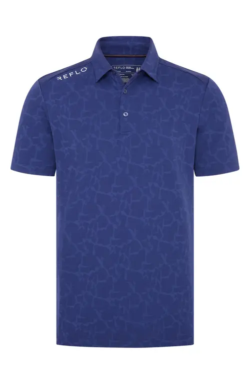 REFLO Yamuna 100% Recycled Material Polo - Deep Navy