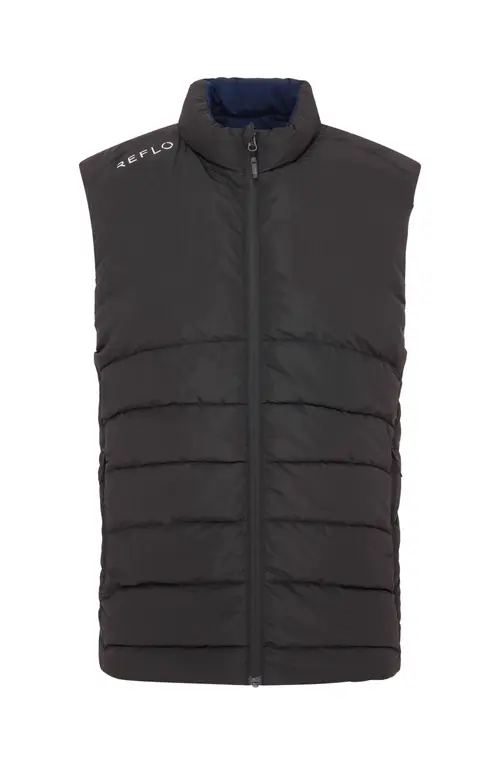 REFLO Flint Reversible Recycled & Recyclable Vest - Black