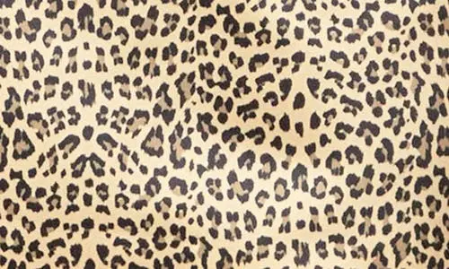English Factory Leopard Satin Miniskirt