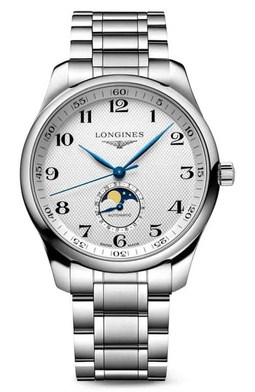 LONGINES Master Collection Automatic Bracelet Watch - Silver