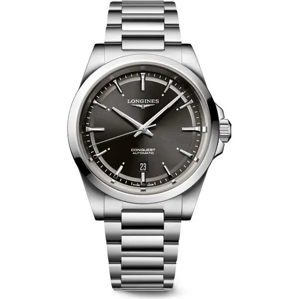 LONGINES Conquest Bracelet Watch - Stainless/ Black
