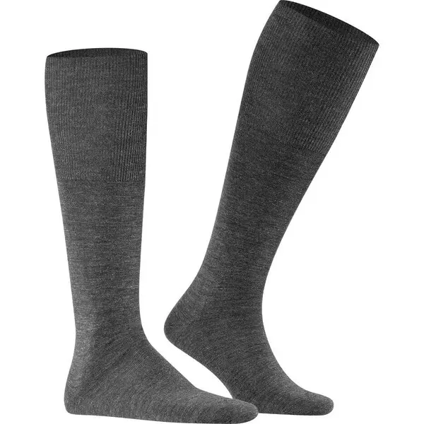 Falke Airport Knee High Socks - Dark Grey