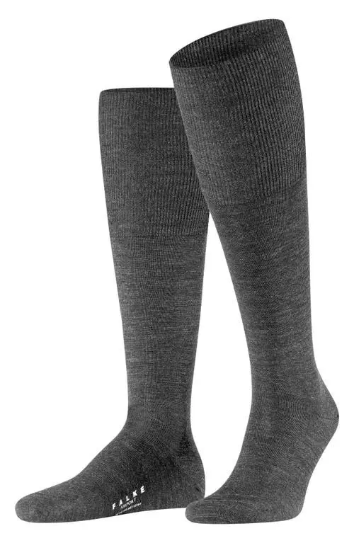 Falke Airport Knee High Socks - Dark Grey