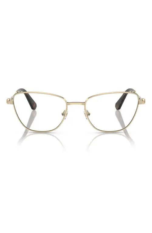 SWAROVSKI 55mm Cat Eye Optical Glasses - Pale Gold
