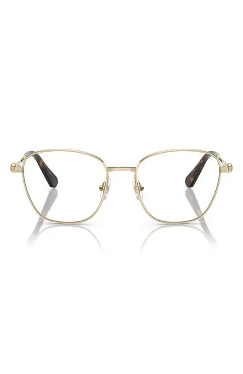 SWAROVSKI Square Eyeglasses - Pale Gold