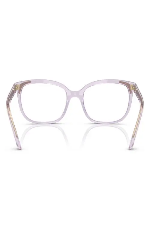 SWAROVSKI 54mm Butterfly Optical Glasses - Transparent Lilac/demo Lens
