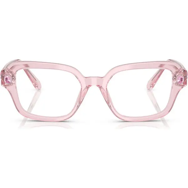 SWAROVSKI 54mm Pillow Optical Glasses - Transparent Pink