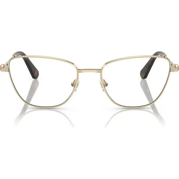 SWAROVSKI 53mm Cat Eye Optical Glasses - Pale Gold