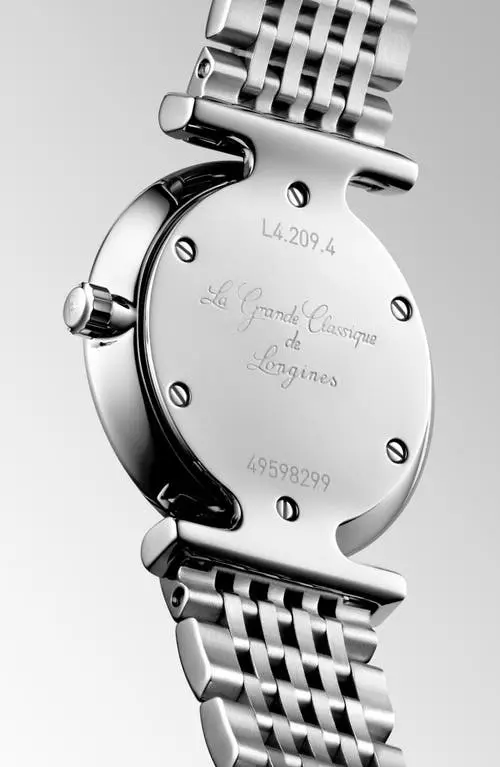 LONGINES La Grande Classique Diamond Bracelet Watch - Silver/ White