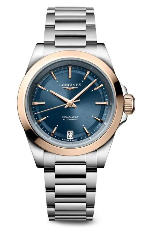 LONGINES Conquest Automatic Bracelet Watch - Blue