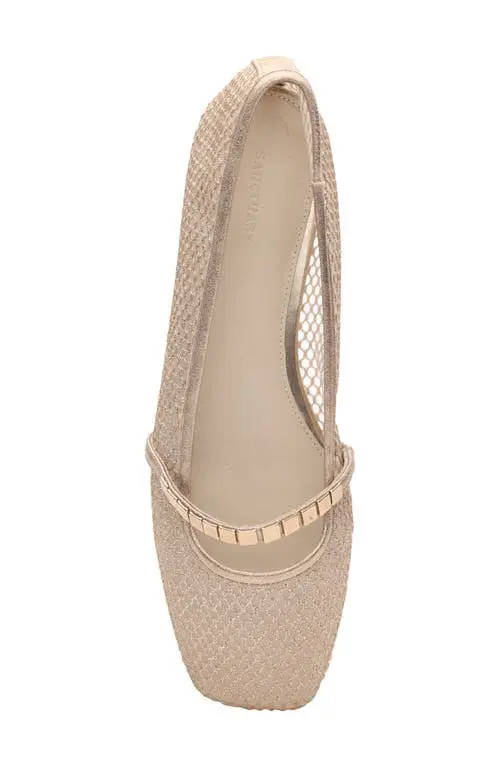 Sanctuary Chic Mary Jane Flat - Warm Gold