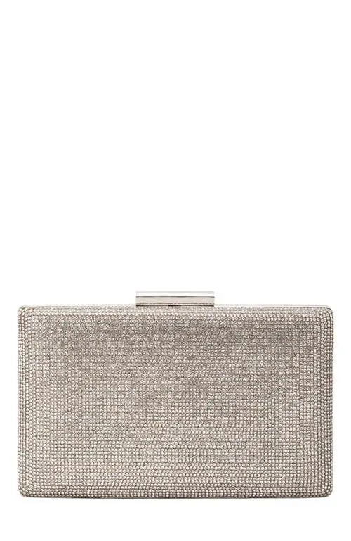 FOREVER & ALWAYS SHOES Clara Evening Clutch - Grey