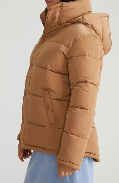 Universal Standard Rainier Short Hooded Puffer Jacket