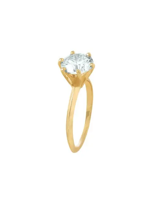 BLISS DIAMOND Certified 3ct Lab Grown Diamond Solitaire Ring