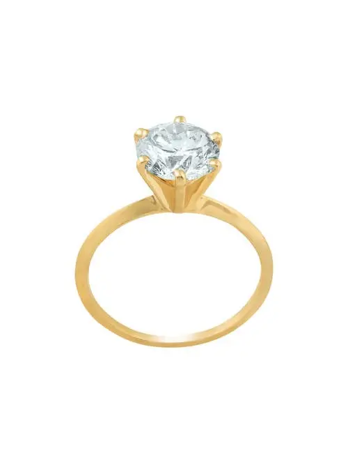 BLISS DIAMOND Certified 3ct Lab Grown Diamond Solitaire Ring