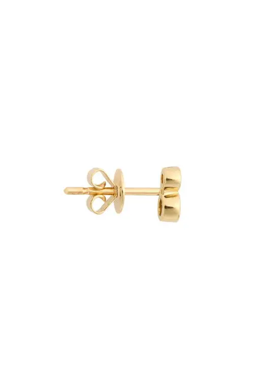 Bony Levy Diamond And Emerald Stud Earrings