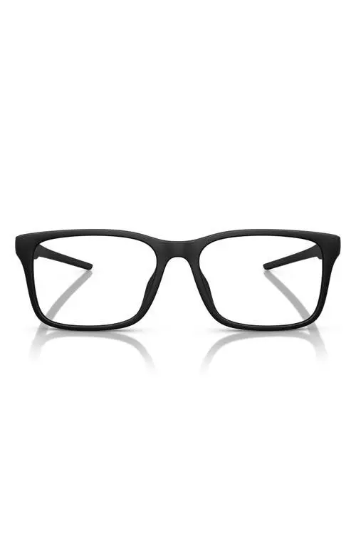 SCUDERIA FERRARI 56mm Square Eyeglasses - Matte Black