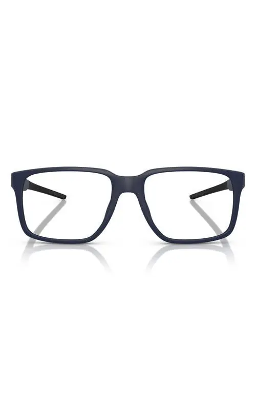 SCUDERIA FERRARI 56mm Square Eyeglasses - Matte Blue