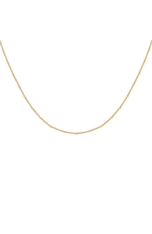 KARMA AND LUCK Endless Link Diamond Cut Chain Necklace - Gold