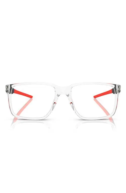 SCUDERIA FERRARI 54mm Square Eyeglasses - Crystal