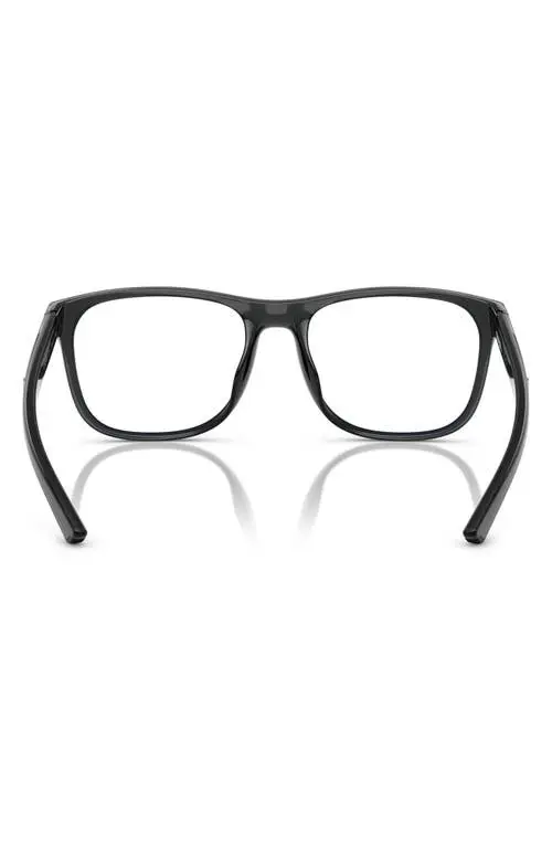 SCUDERIA FERRARI 56mm Square Optical Glasses - Transparent Grey