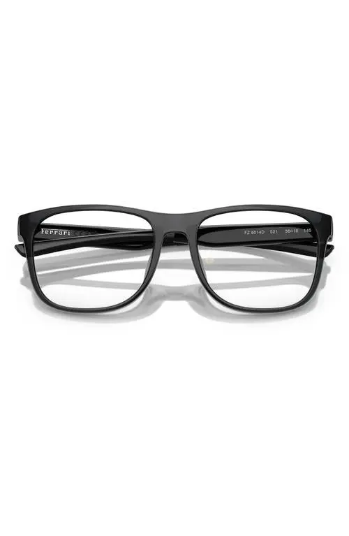 SCUDERIA FERRARI 56mm Square Optical Glasses - Transparent Grey
