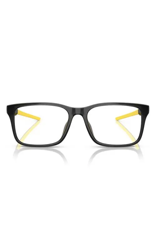 SCUDERIA FERRARI 54mm Square Optical Glasses - Grey