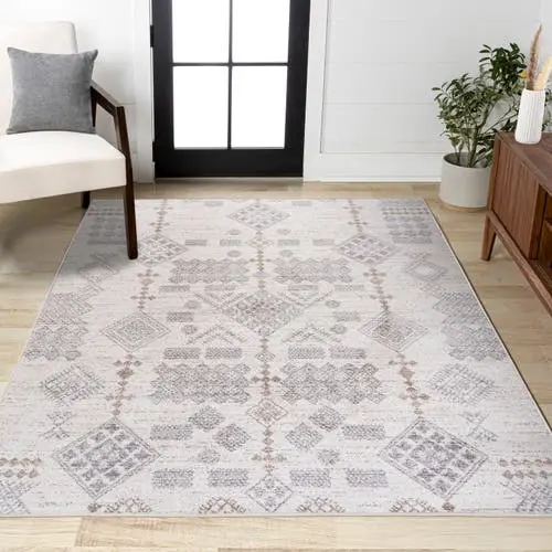 JONATHAN Y Bhalil Berber Diamond Geometric Area Rug