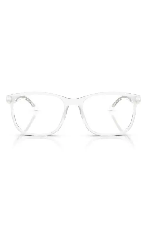 SCUDERIA FERRARI 55mm Pillow Optical Eyeglasses - Matte Crystal