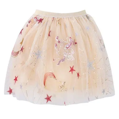 LOLA + THE BOYS Sequin Embellished Tulle Tutu