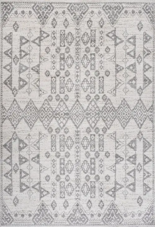 JONATHAN Y Idris Diamond Geometric Area Rug - Gray/beige
