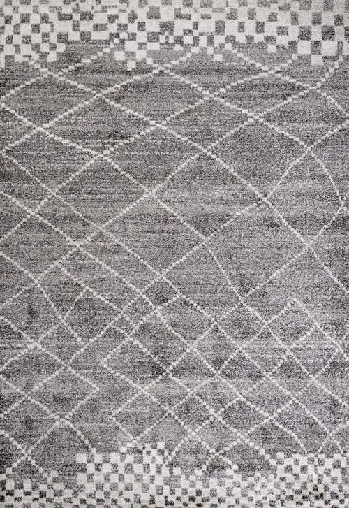 JONATHAN Y Asilah Moroccan Modern Diamond Area Rug - Gray