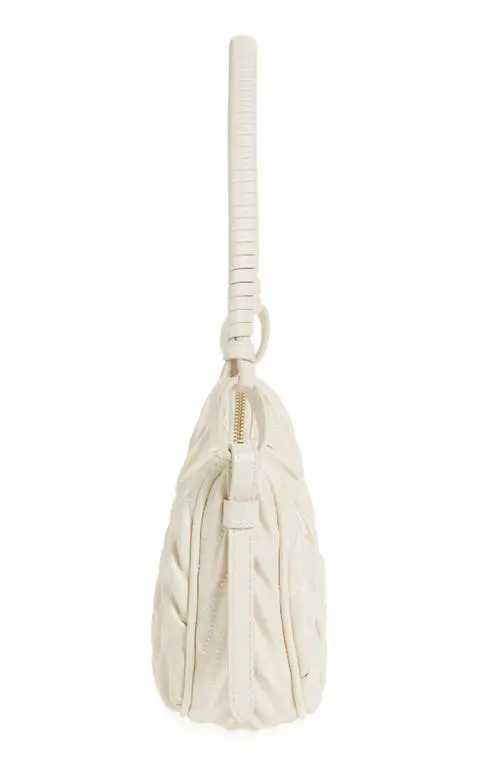 Sam Edelman Ari Quilted Leather Crescent Shoulder Bag