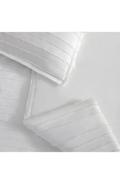 UGG Devon Comforter & Shams Set - Bright White Texture Stripe