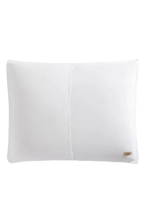 UGG Devon Comforter & Shams Set - Bright White Texture Stripe
