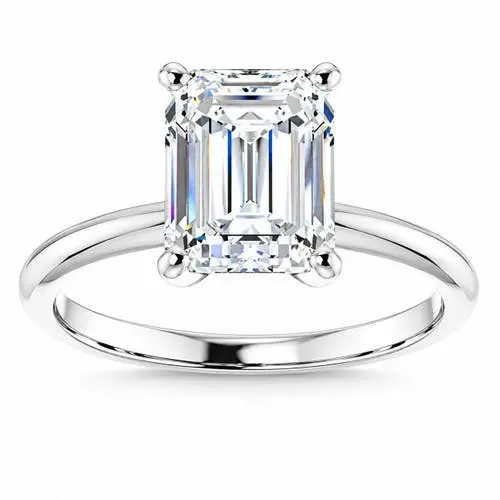 BLISS DIAMOND 3.00ct Lab Grown Emerald Cut Diamond Ring