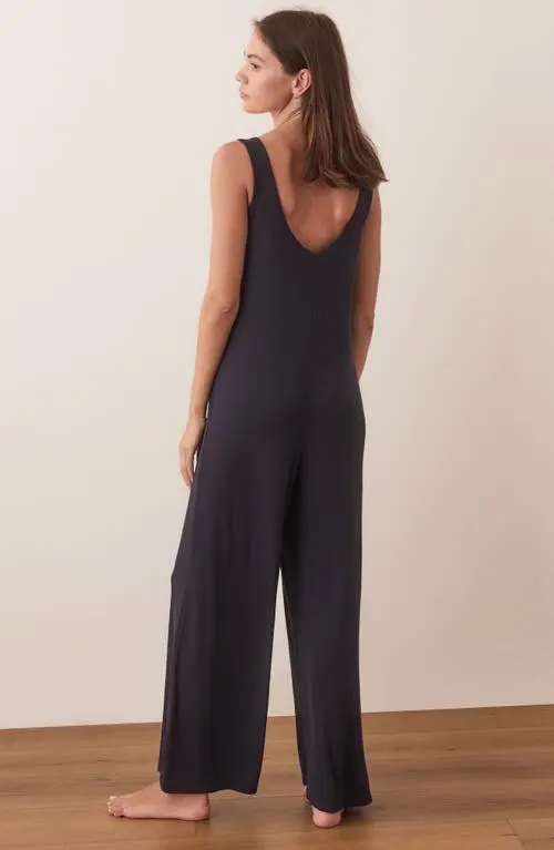 Marine Layer Lexi Rib Lounge Jumpsuit