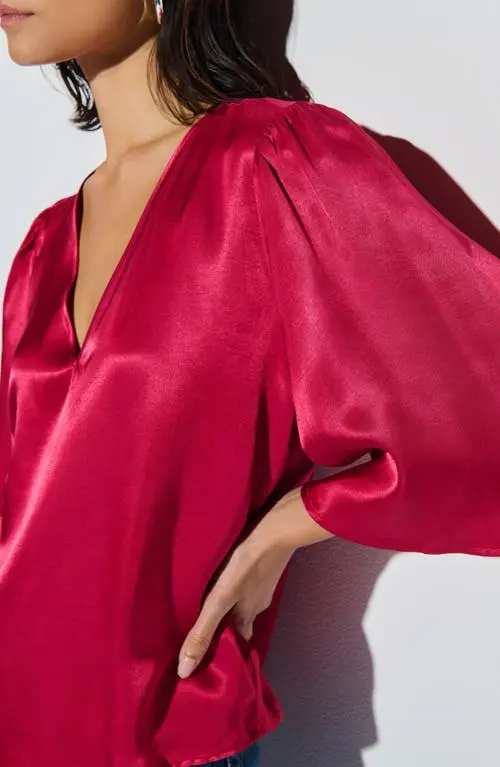 Nation Ltd Mel Satin Top