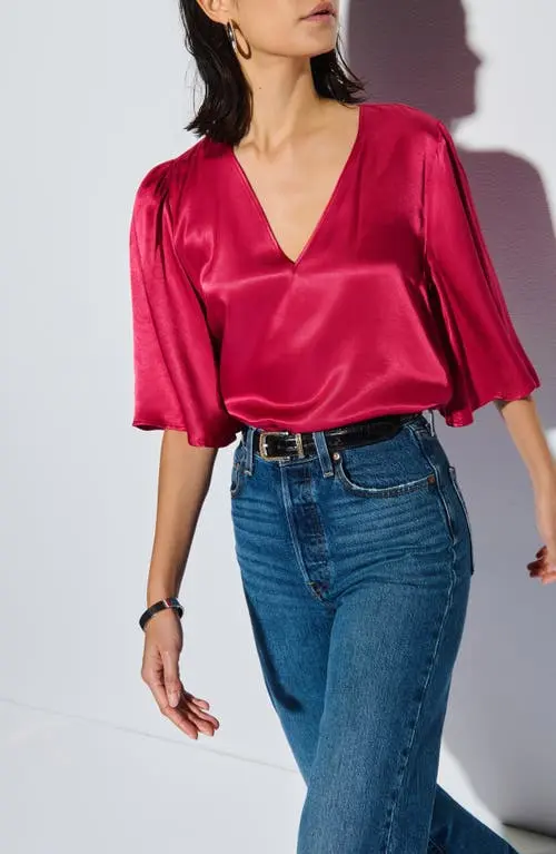Nation Ltd Mel Satin Top