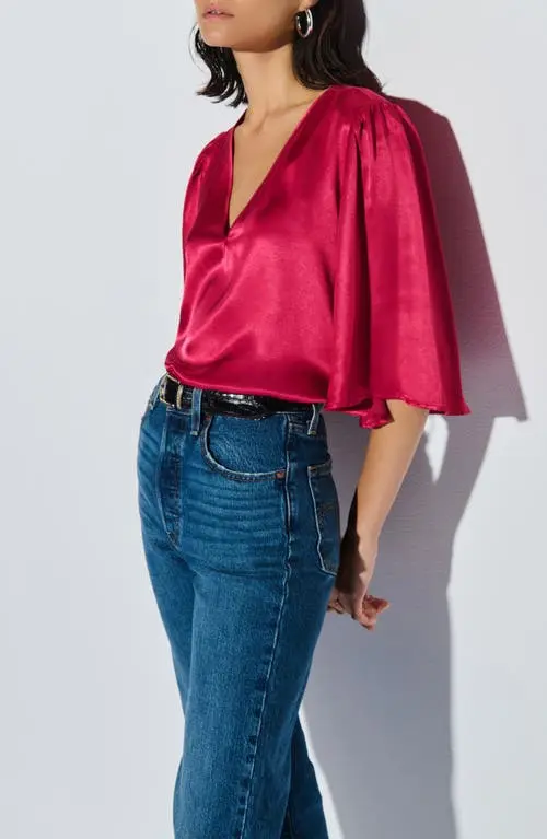 Nation Ltd Mel Satin Top